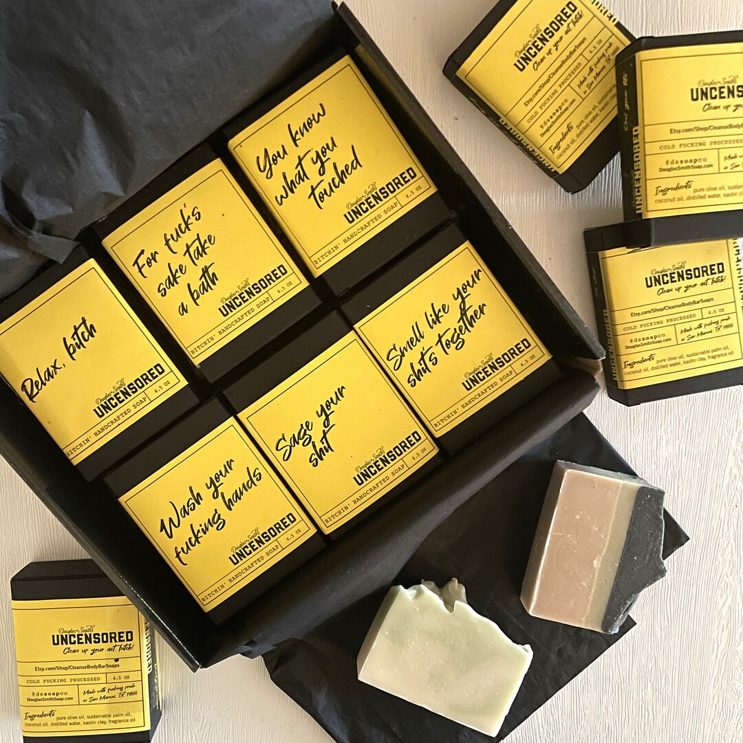 Variety Soap Pack, 6 Pack, Curse Word Soap, Swear Word Soap, Prank Soap ...