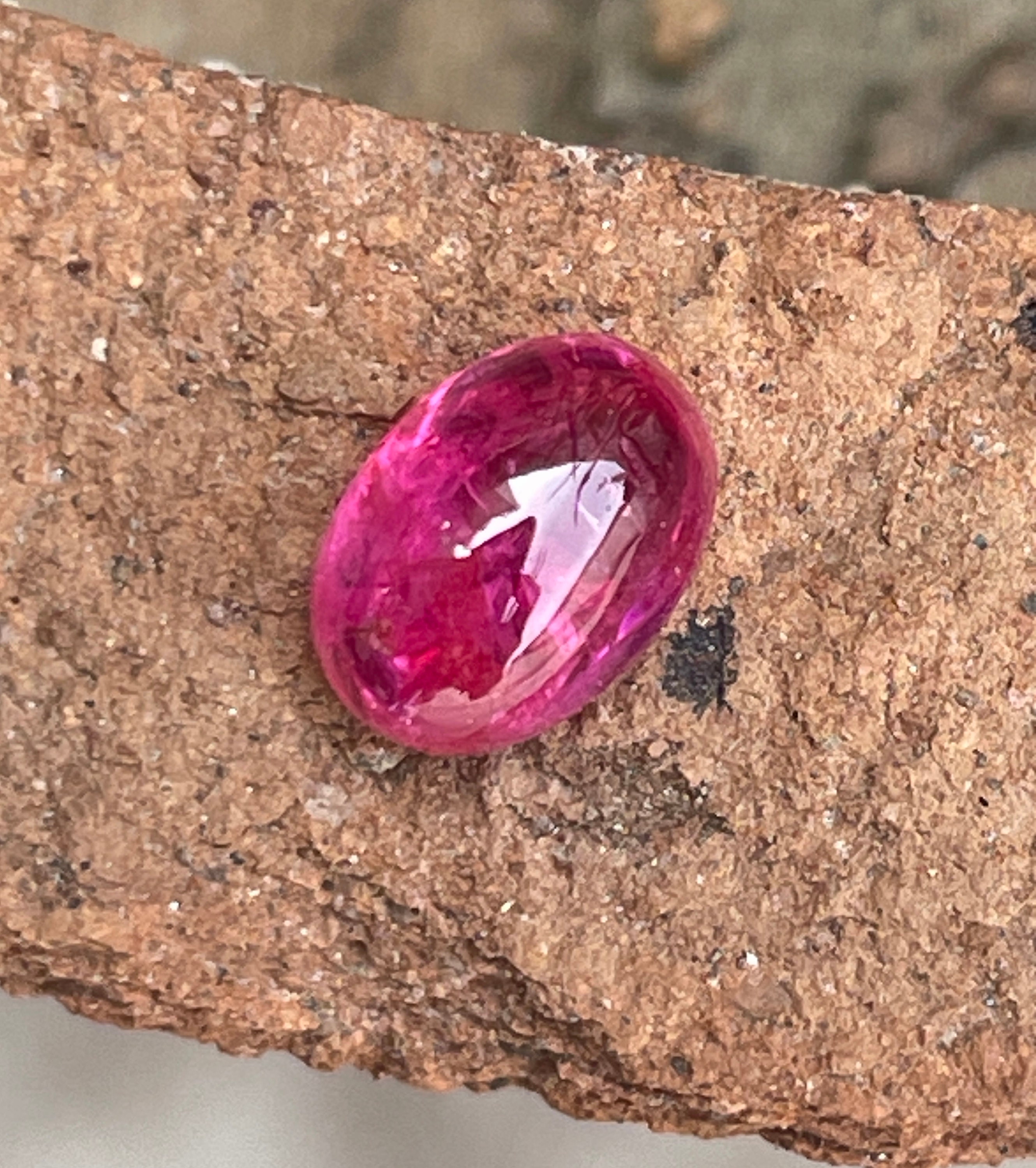 1.15 Carats, Rare Burmese Ruby, Natural Ruby Cabochon, Earth Mined ...