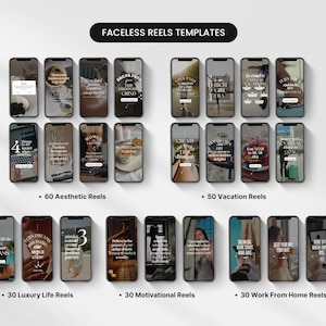 Faceless Social Media Templates Bundle With PLR & MRR, Faceless ...