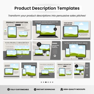 Notion Template Canva Mockups Bundle, Notion Mockup Canva Templates ...