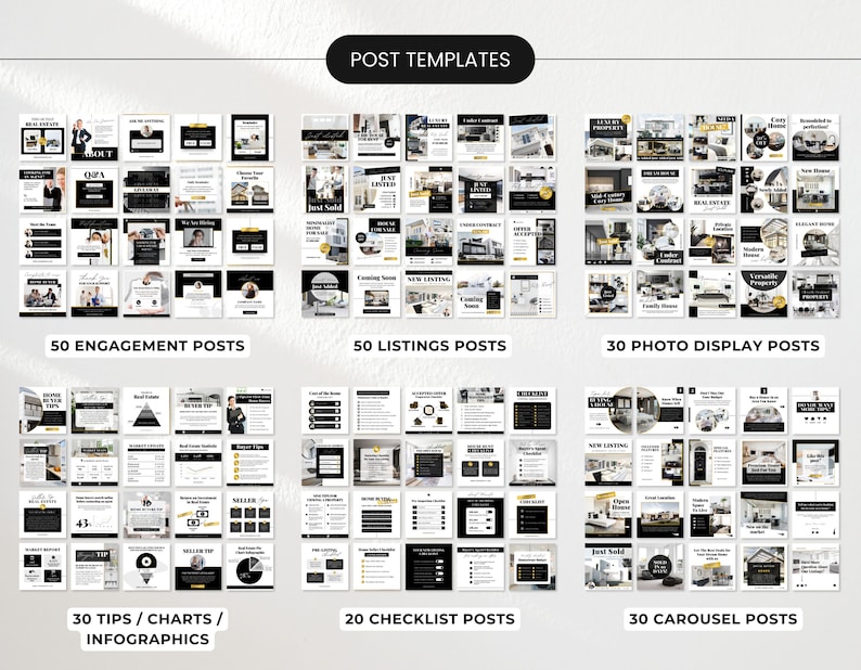 Ultimate Real Estate Marketing Templates Bundle Luxury, Real Estate ...