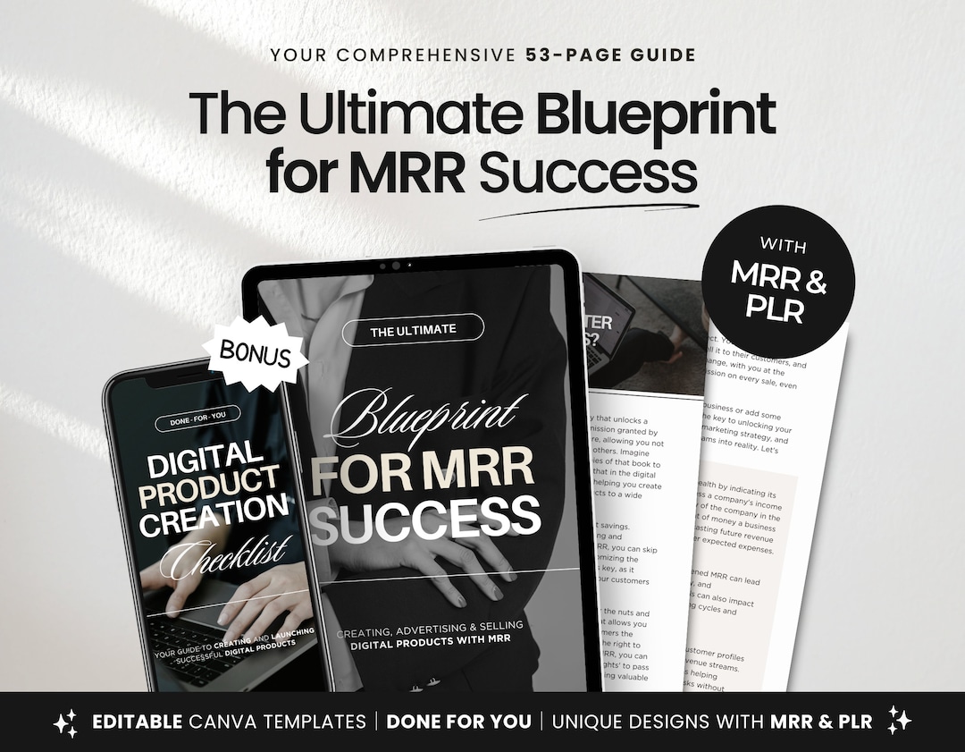 The Ultimate Blueprint for MRR Success Guide, Financial Freedom With ...