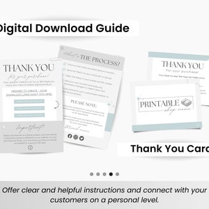 Etsy Printables A4 Shop Bundle, Digital Shop Etsy Branding Kit Canva ...