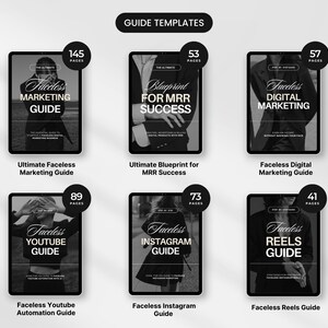 Ultimate Faceless Marketing Templates Bundle With PLR & MRR, Faceless ...