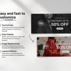 Faceless Website Banner Templates With PLR & MRR, Aesthetic Faceless ...