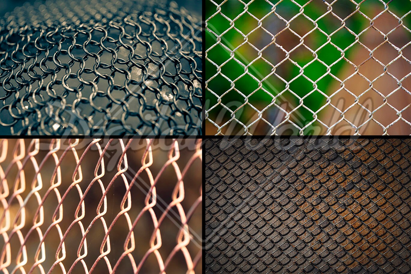 Steel Chains Texture Background JPG Grid Digital Background - Etsy