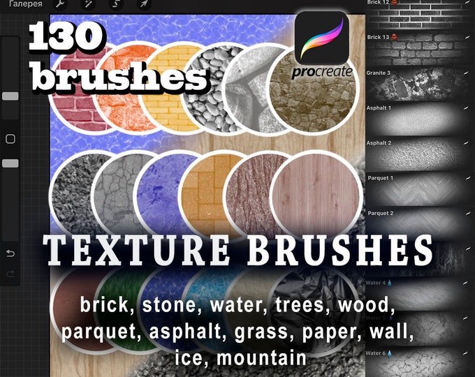 30 Assorted Procreate Brush Pack Beginners Landscape and Lineart Brushes - Etsy