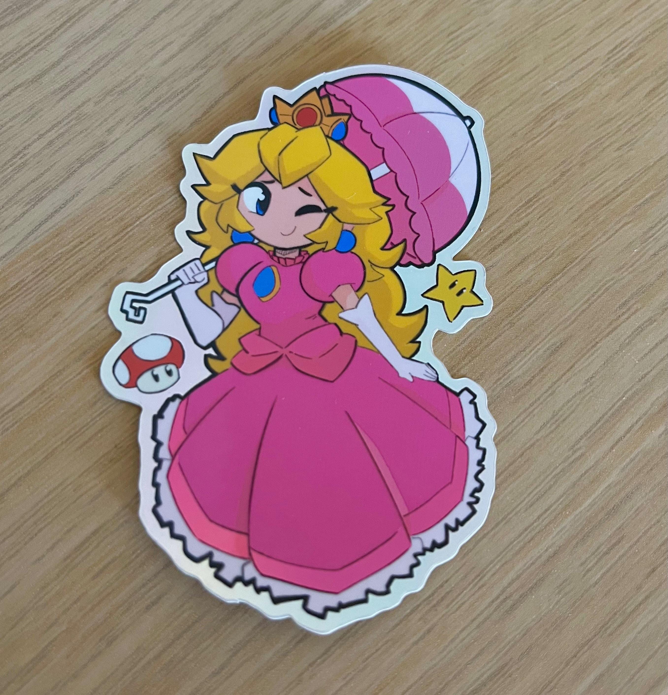 Princess Peach Sticker - Etsy