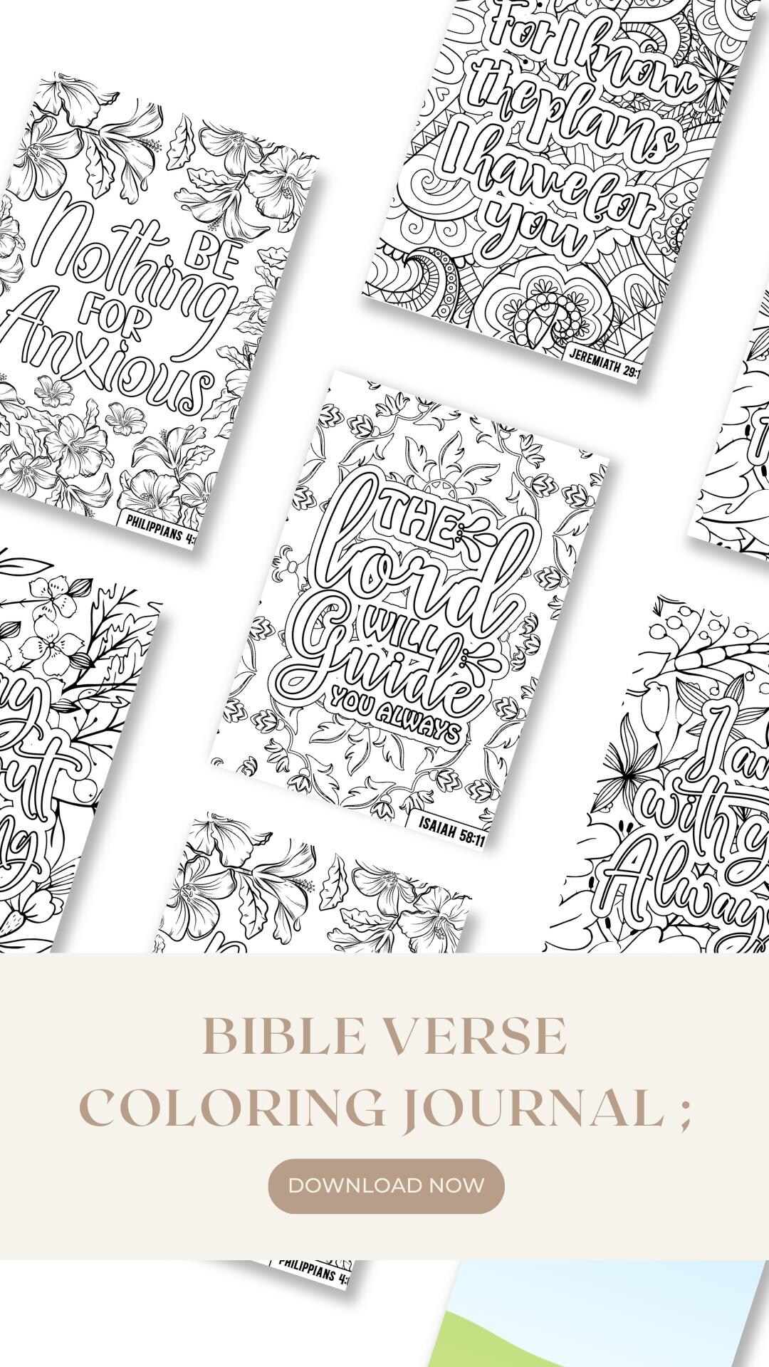 Bible Coloring Pages Journal - Etsy