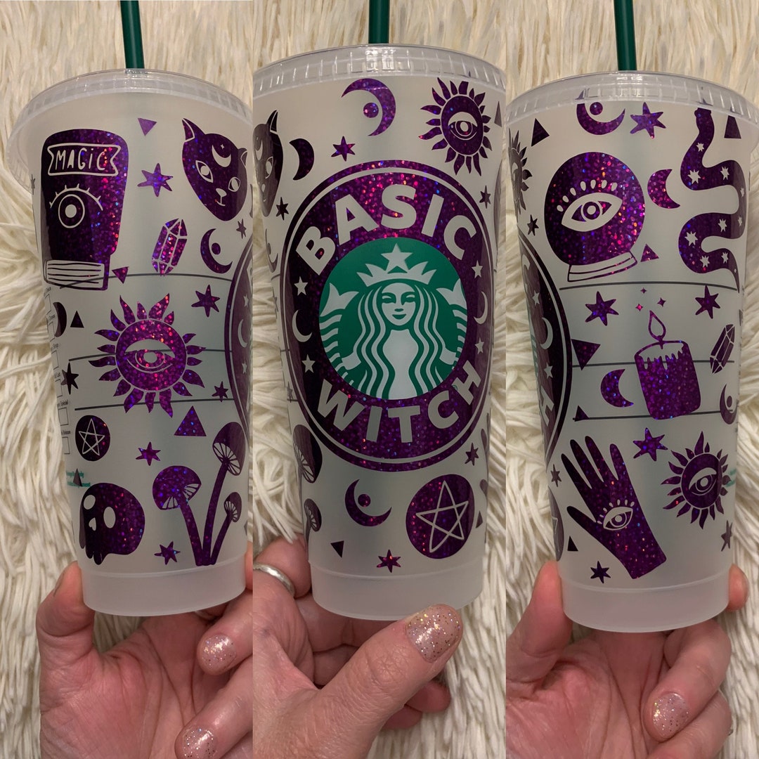 Basic Witch or 100% That Witch Logo in Purple Holograph Vinyl on a ...