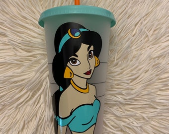 Princess Jasmine Starbucks Cup - Etsy