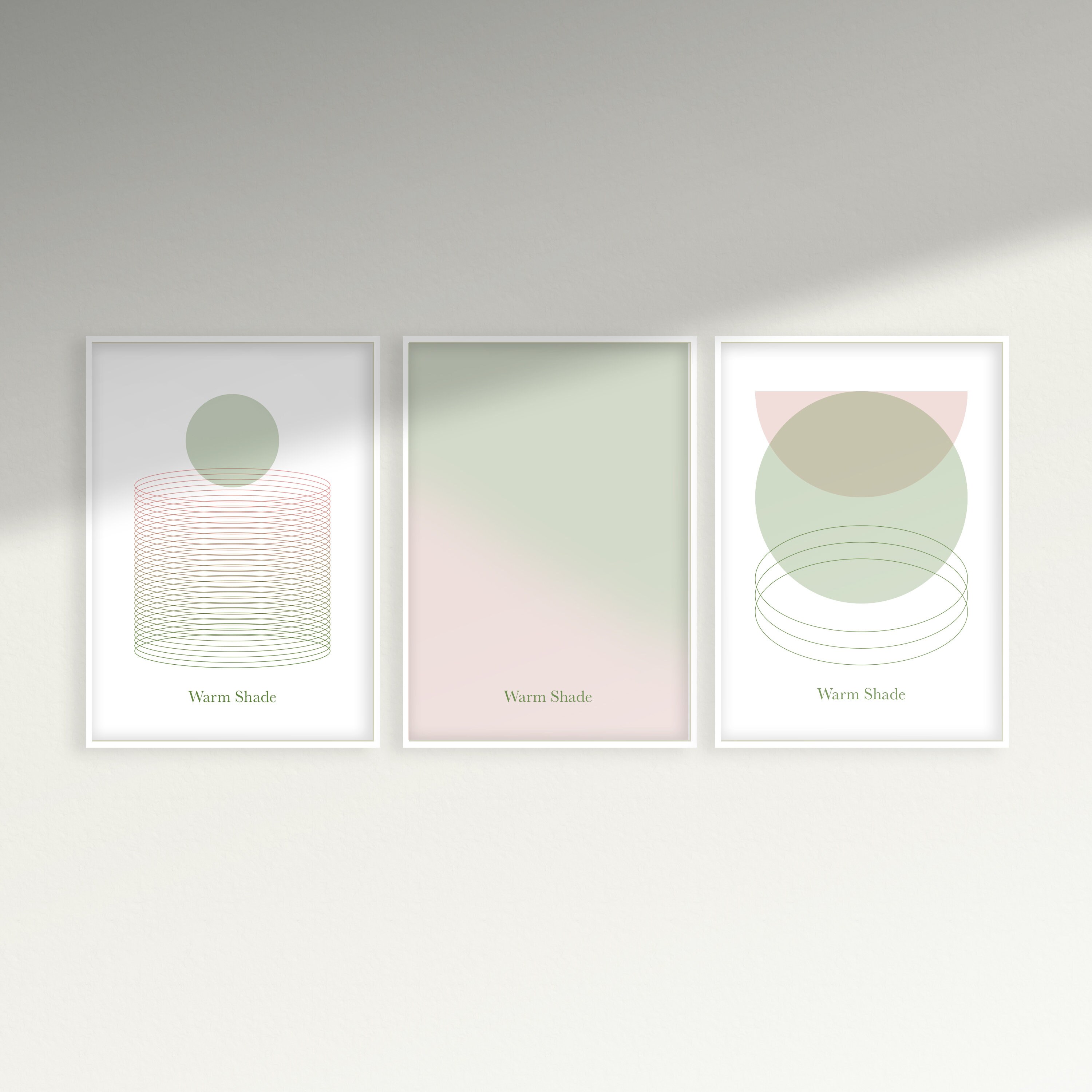 A4 A3 A2 A1 Wall Art Frame Mockup Set of 3 Shadow Mockup - Etsy
