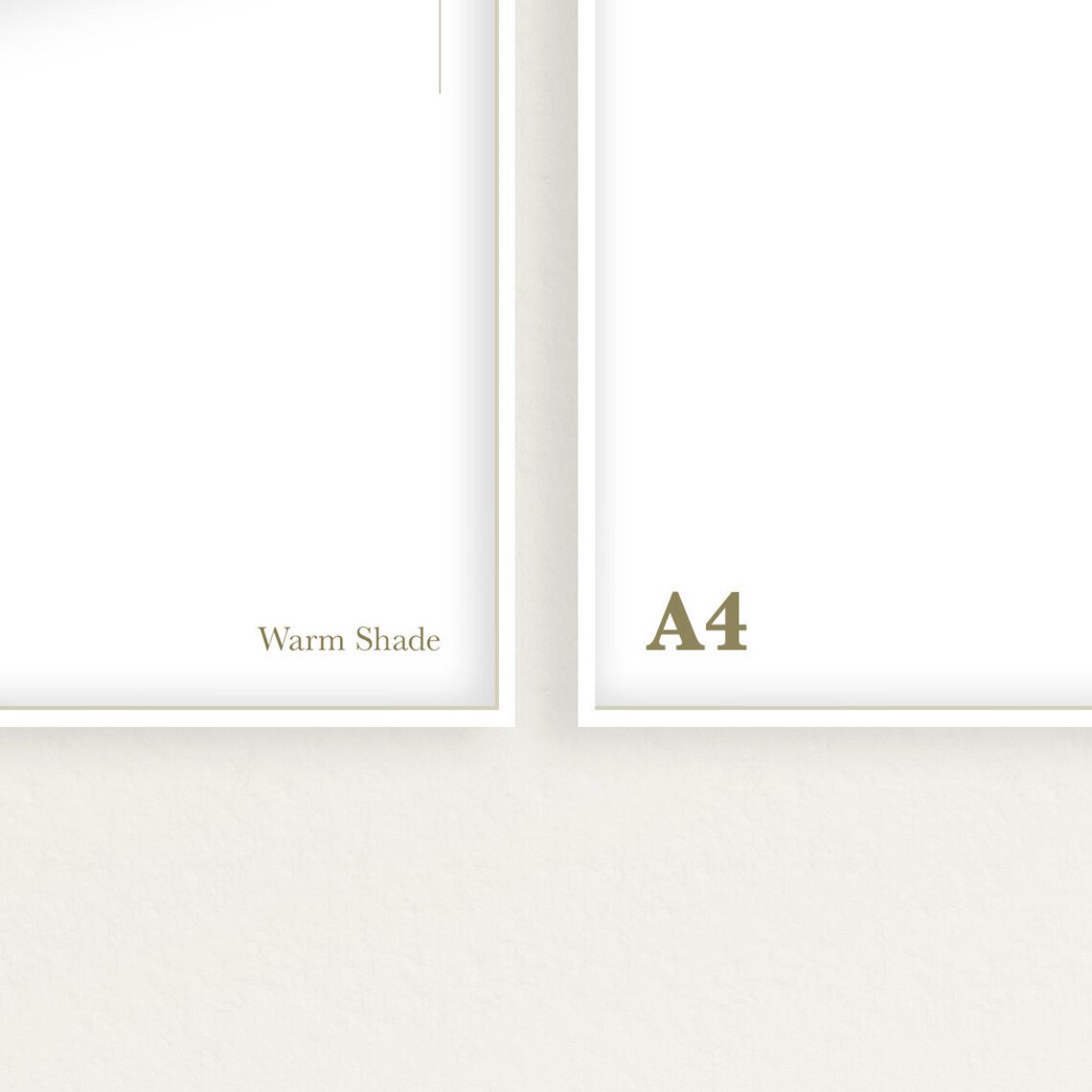 A4 A3 A2 A1 Wall Art Frame Mockup Set of 3 Shadow Mockup - Etsy