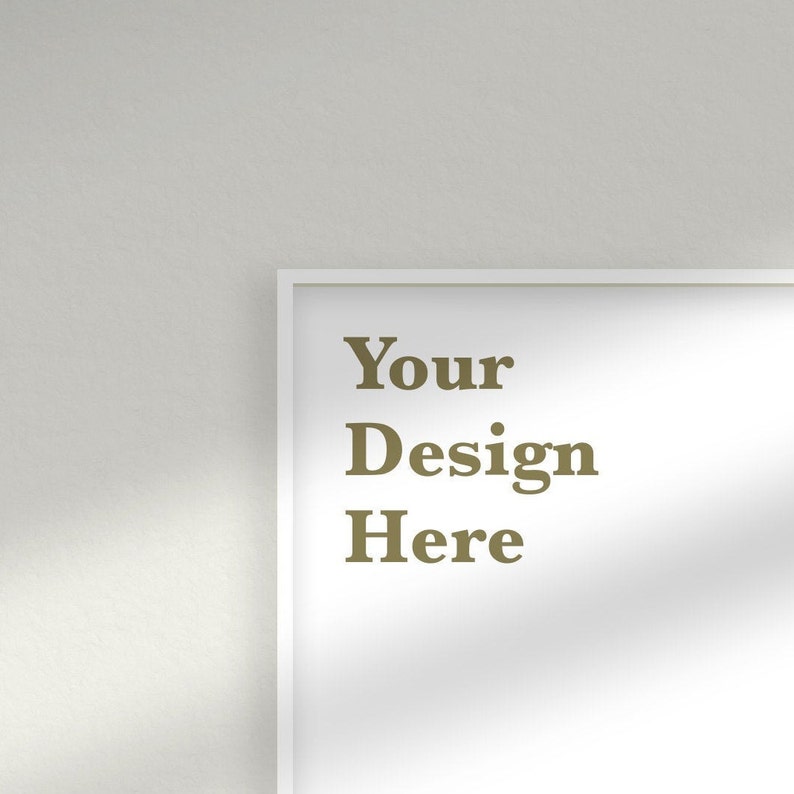 A4 A3 A2 A1 Wall Art Frame Mockup Shadow Mockup Mockup - Etsy