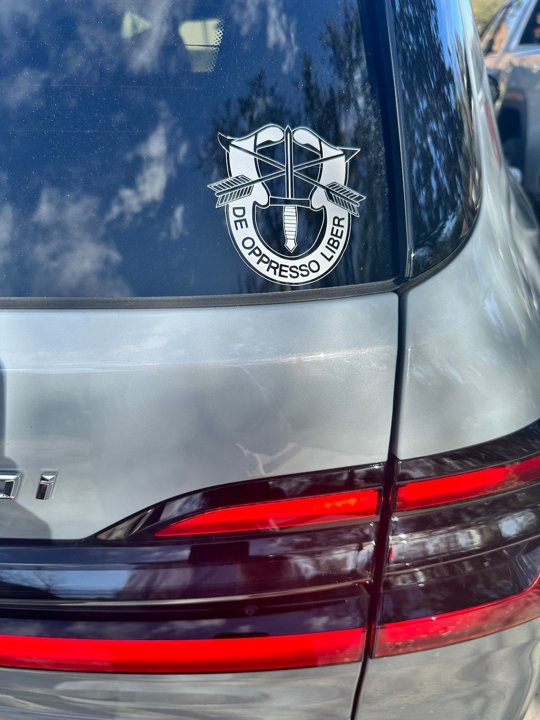 Customizable Car Decals, Special Forces Decal, Personalized Icons, Car ...