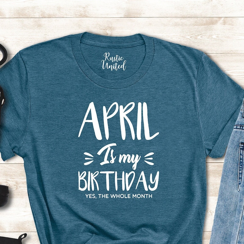 April Birthday - Etsy