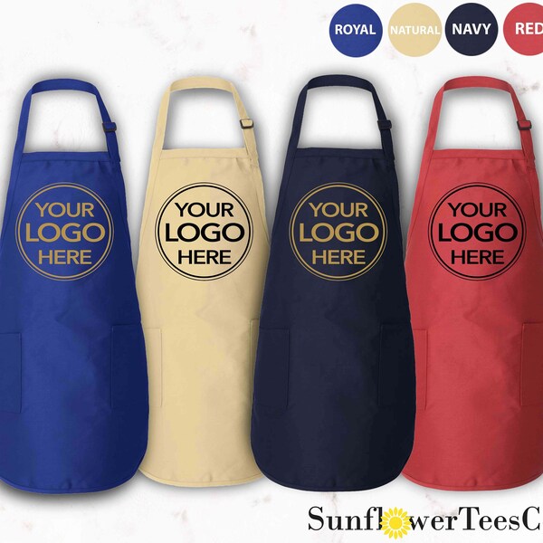 Custom Logo Apron - Etsy