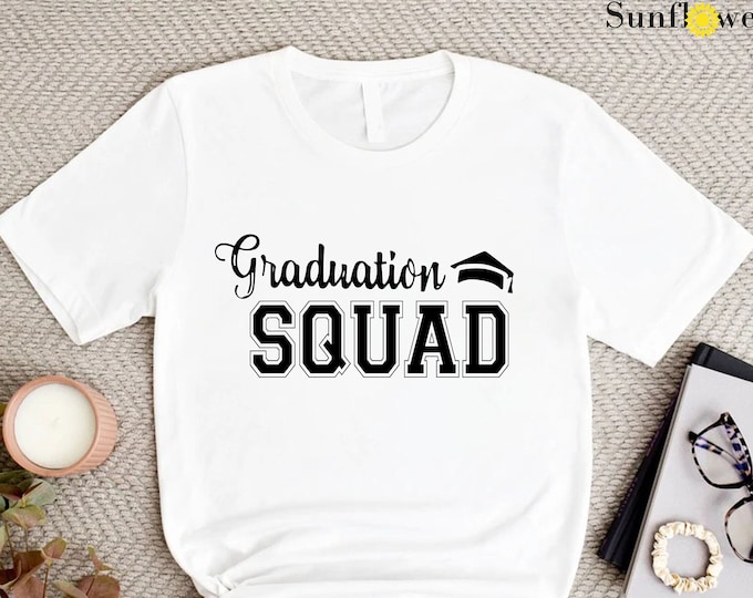 2024 Grad Squad, Graduation Shirt, Senior 2024 Shirt, Graduation Gift ...