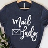 Christmas Postal Worker Shirt, Christmas Mail Lady Tee, Funny Postal ...