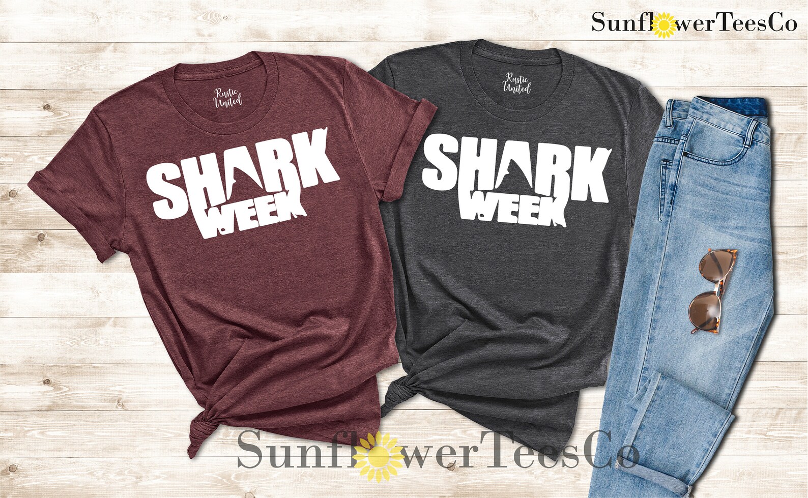 Shark Week T-shirt Shark Beach Summer Tee Shark Fans Save - Etsy