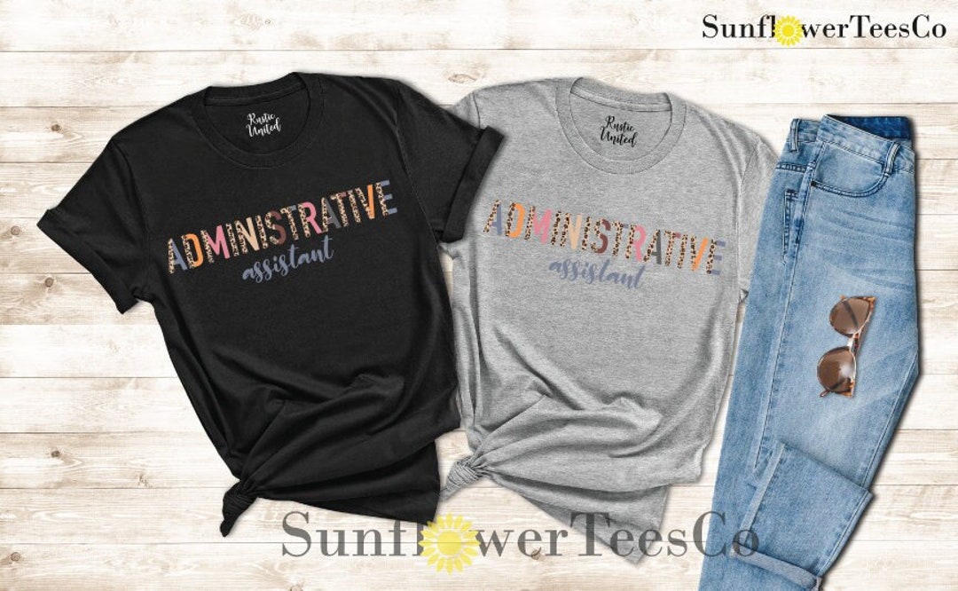 Administrative Assistant Shirt Women, Administration Shirt for ...