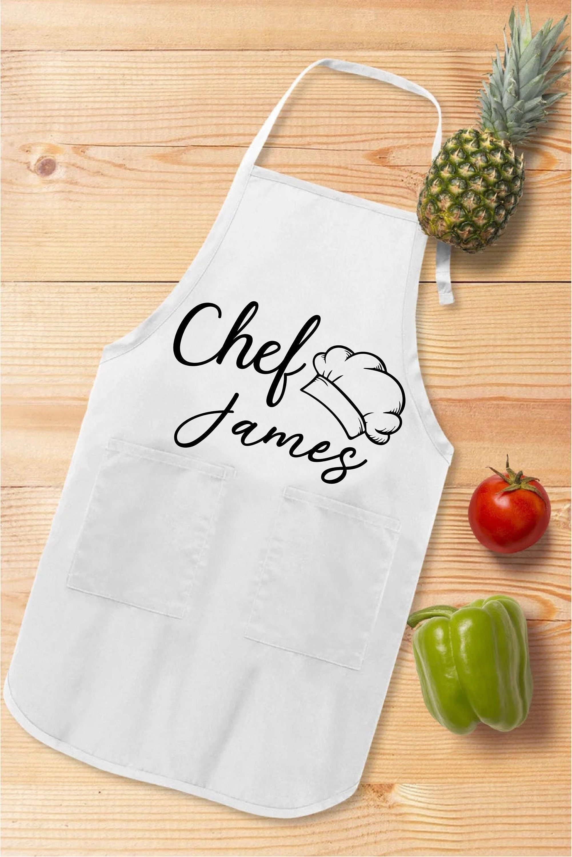 Personalized Chef Apron, Customized Apron,custom Name Apron for Men ...