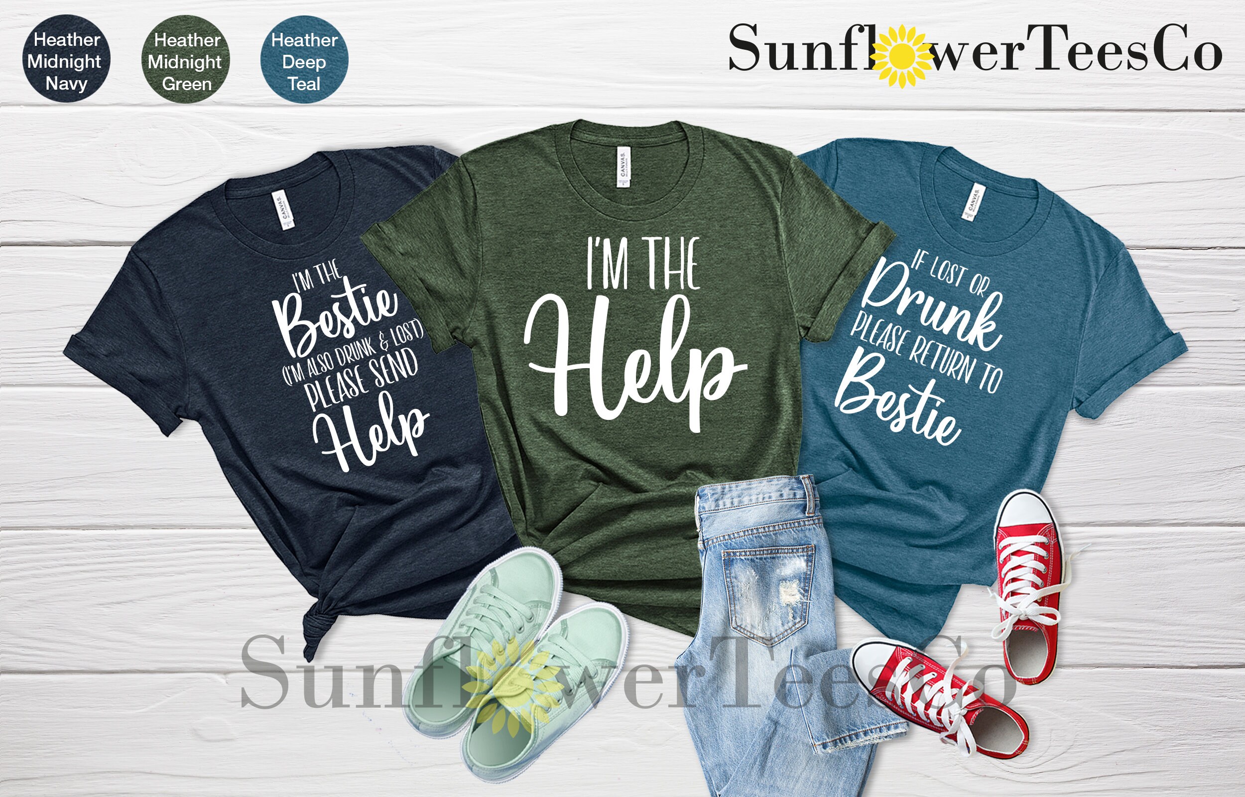 Best Friend Shirts Best Friend Matching Shirts Funny BFF - Etsy