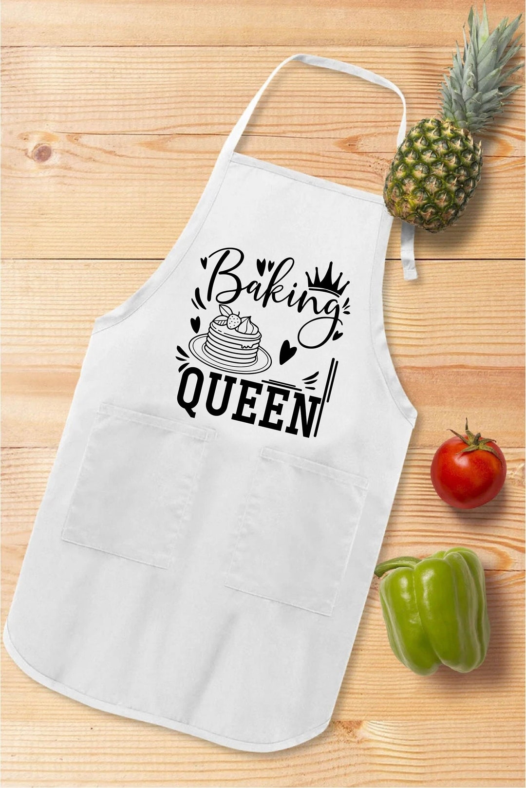 Baking Queen Apron, Baker Gift, Gift for Mom, Aprons for Women, Cute ...
