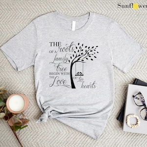 Cute Family Shirt, Family Tree Shirt,the Roots of A Family Tree Begin ...