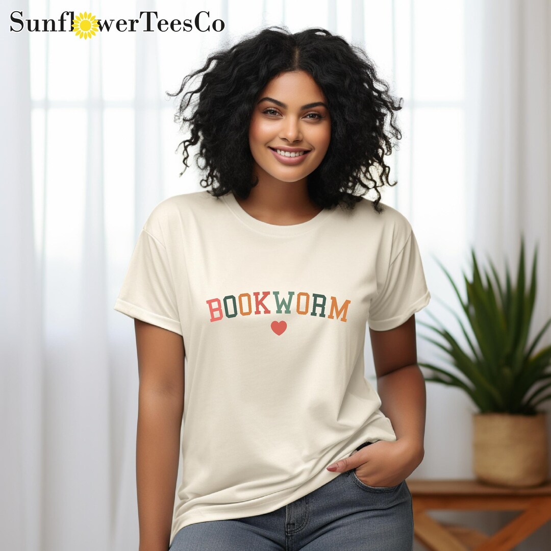 Bookworm Shirt, Trendy Book Lover Shirt, Book Club Gift, Group Teacher ...