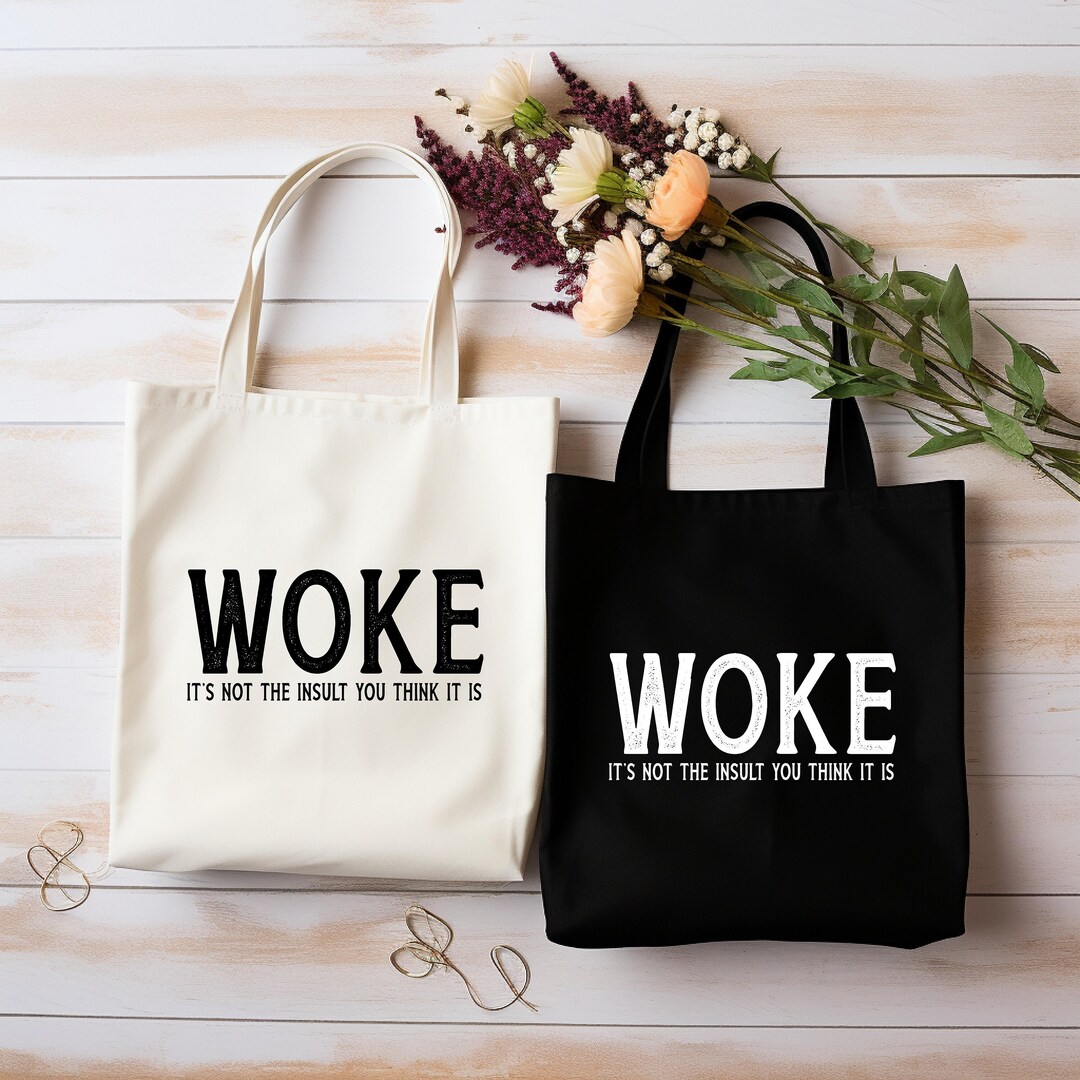 Woke, Woke Tote Bag for Women, Stay Woke, Election Gifts, Social ...