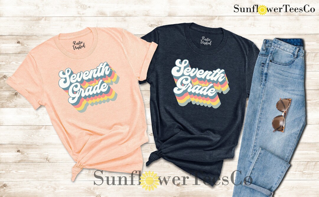 Seventh Grade Teacher Shirt, 7th Grade Teacher Shirt, First Day of ...