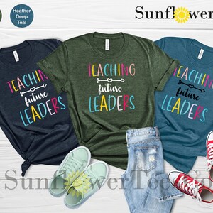 Teacher Shirt Teaching Future Leaders Shirt Teaching | Etsy