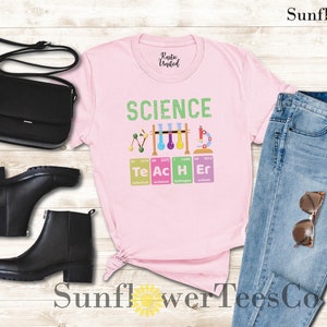 Science Teacher Periodic Table Shirt,funny Science Teacher Tee ...