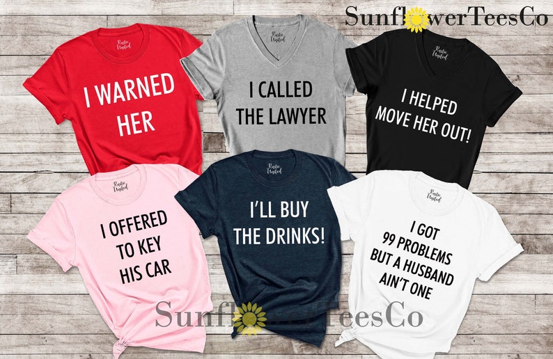 Matching Divorced Party Shirts Divorced Celebration T-shirts - Etsy