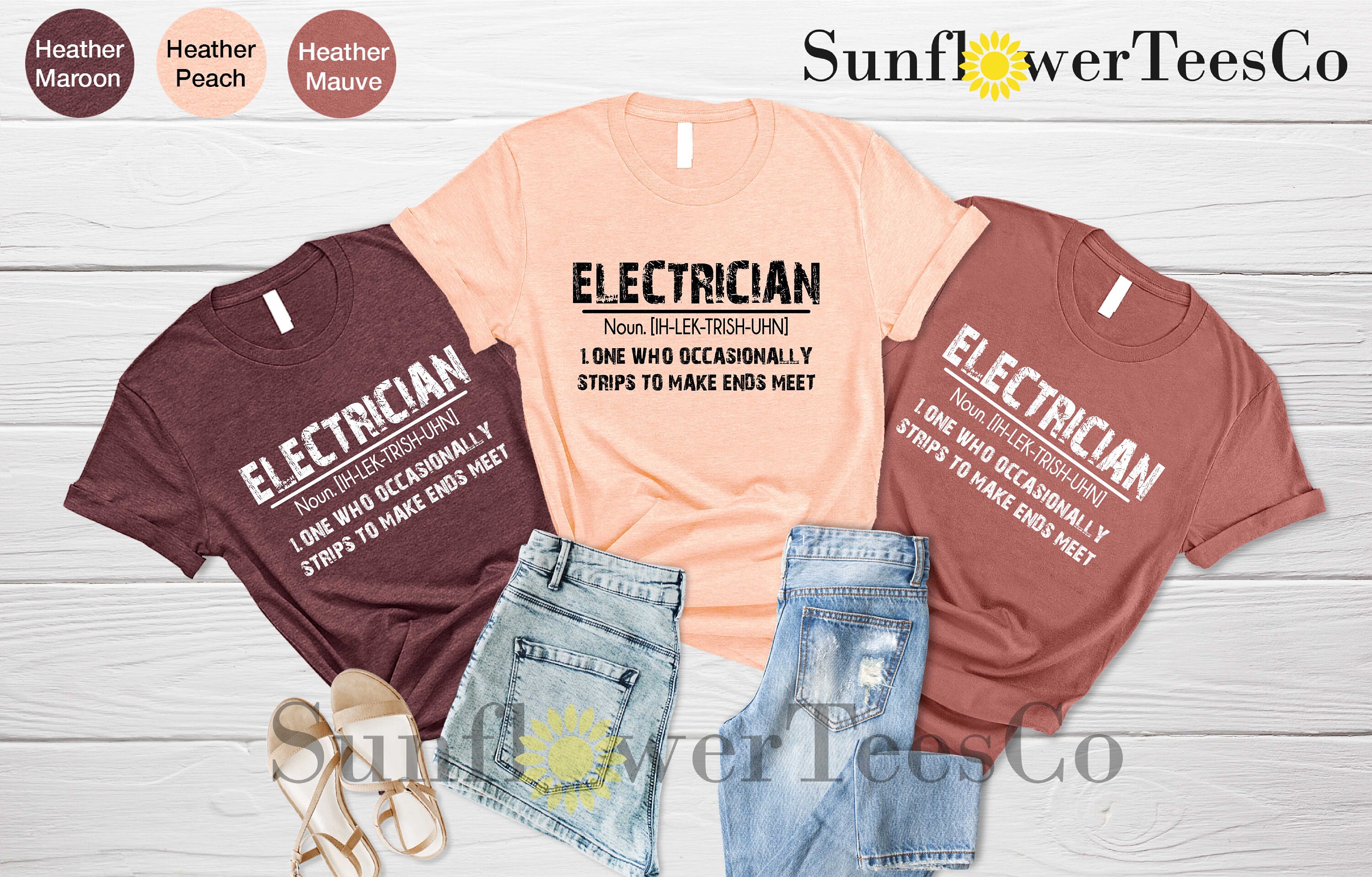 Electrician Shirt, Fathers Day Gift Idea, Gift From Wife for ...