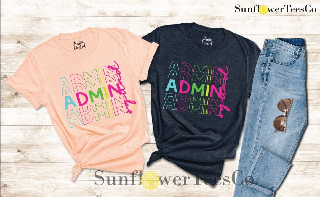 Admin Squad Shirts, Administrator Shirt, Office Squad T-shirt, Office ...