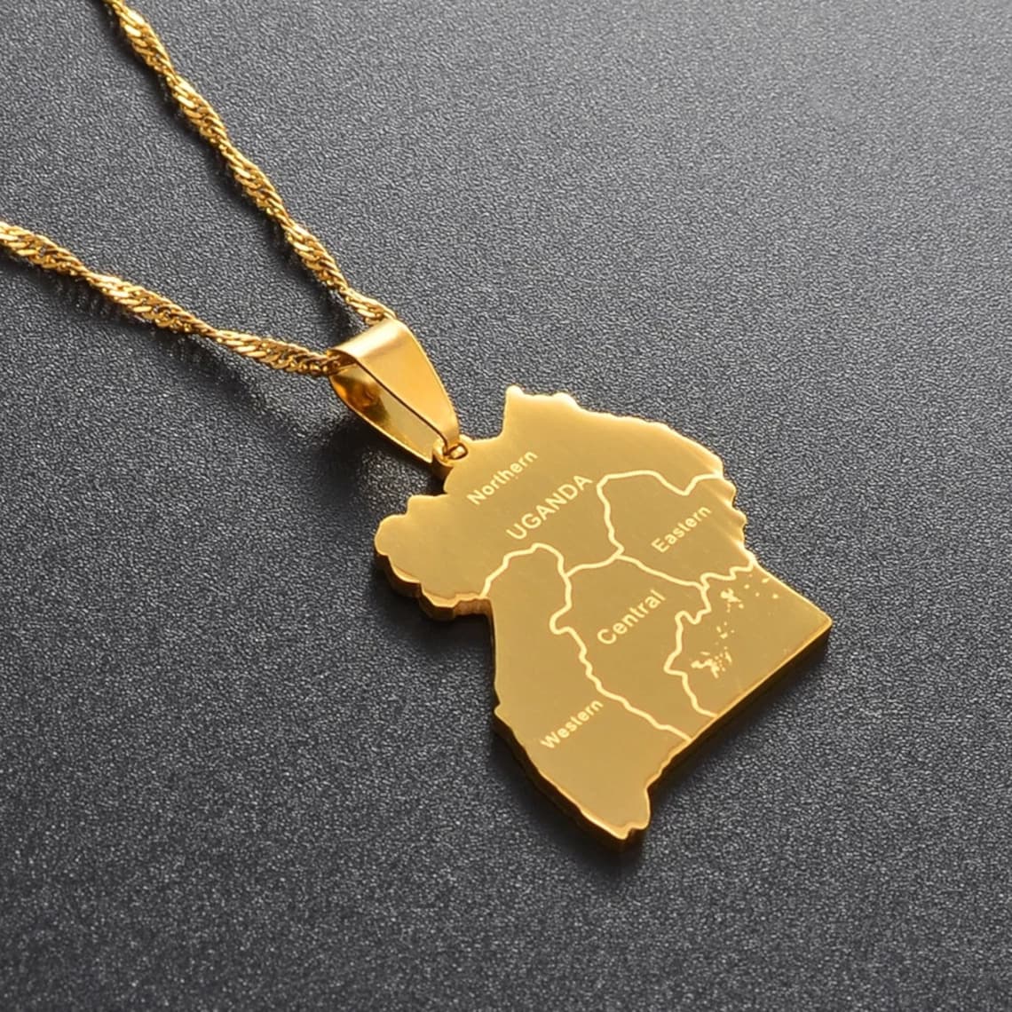 Beautiful Gold Plated Uganda Necklace - Etsy