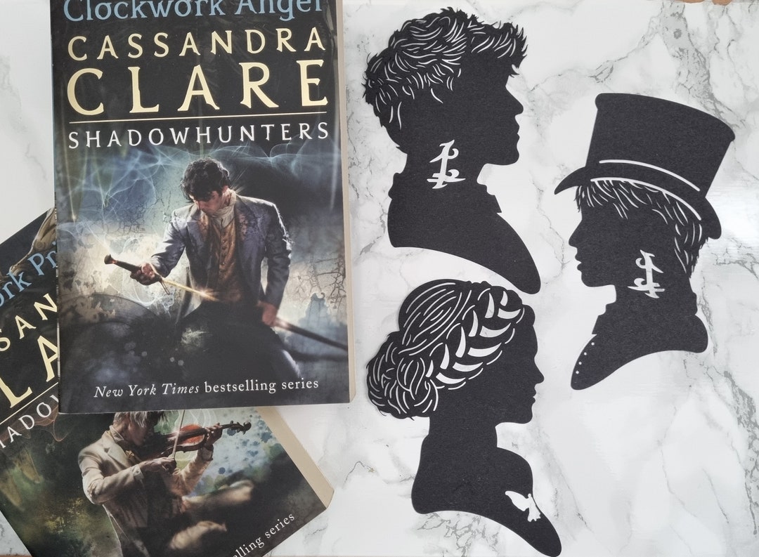 The Infernal Devices Trio Cutout Silhouettes, Will Herondale, Tessa ...