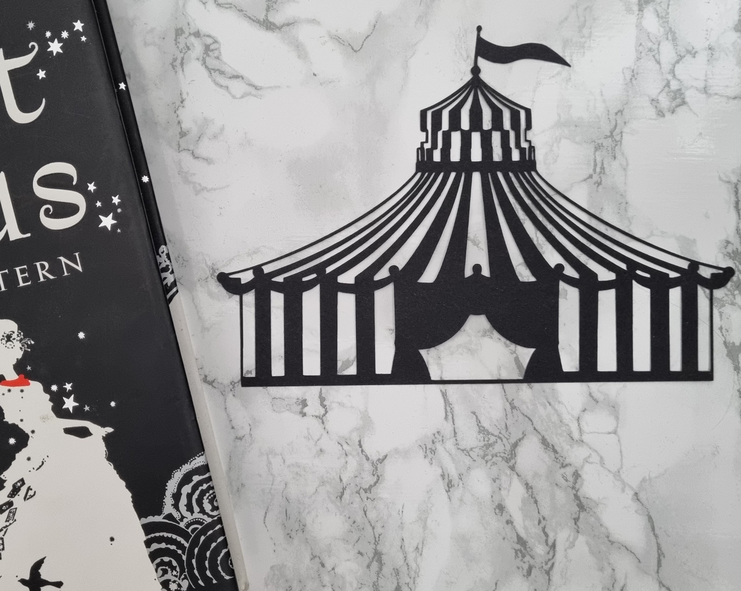 The Night Circus Tent Cutout Silhouette Circus Tent Caraval - Etsy UK