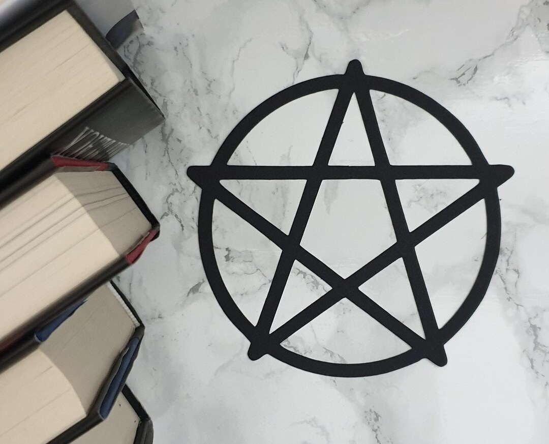 Pentagram Cutout Silhouette - Etsy