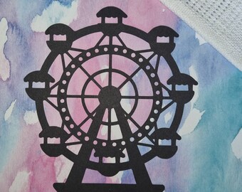 Vintage Carousel Cutout Silhouette Fun Fair Fairground - Etsy