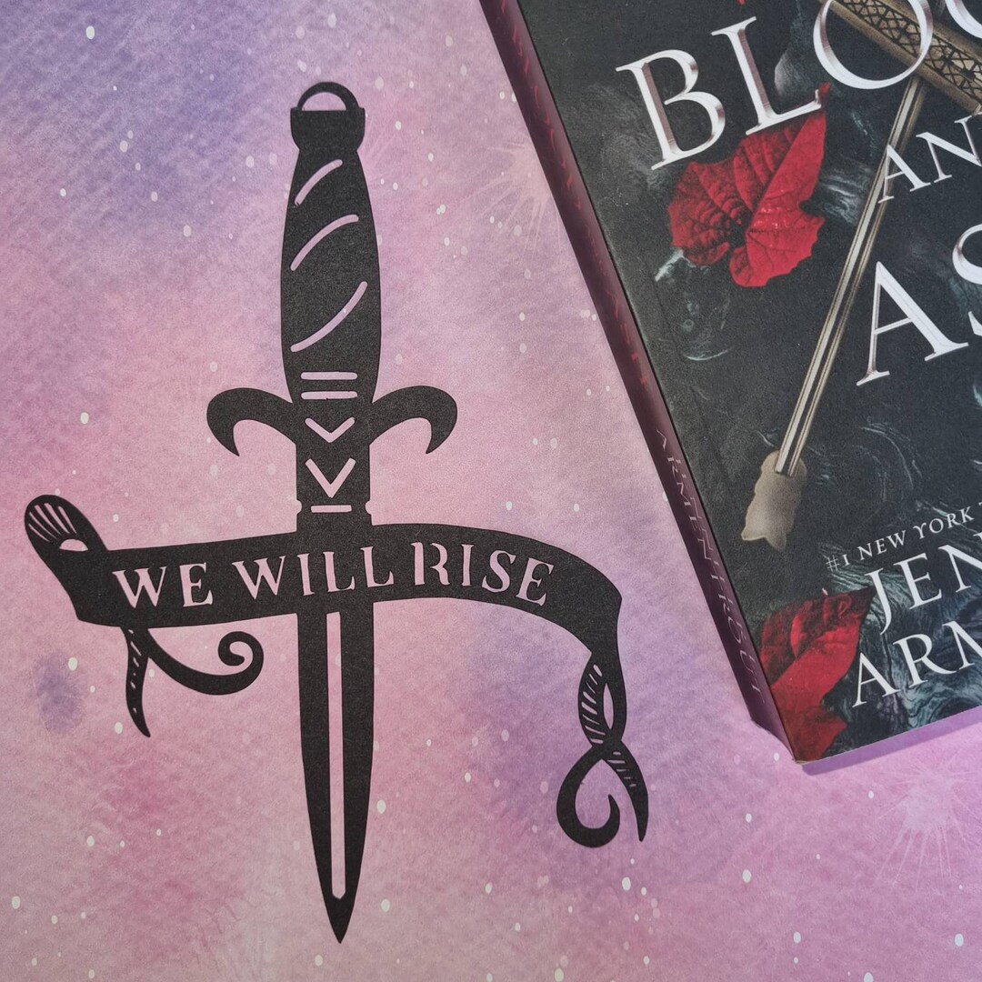 From Blood and Ash Banner Logo Cutout Silhouette, We Will Rise ...