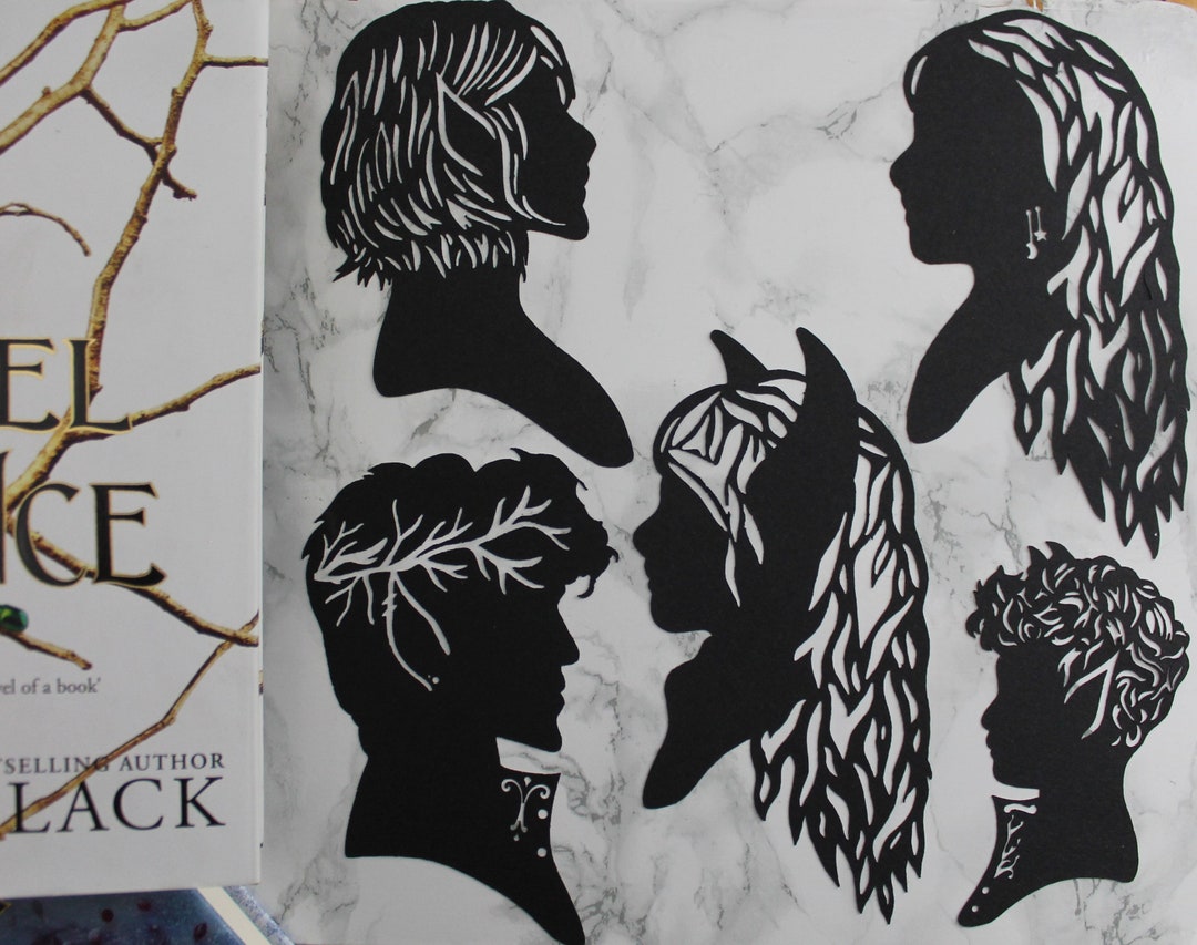 The Cruel Prince Cutout Silhouettes, Cardan, Jude, Taryn, Vivi, Oak - Etsy