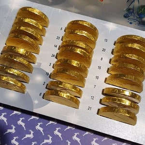 Reusable Advent Calendar Chocolate Coin Personalised Countdown ...