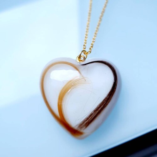 Personalised Hair Keepsake Memorial Necklace / Personalised - Etsy
