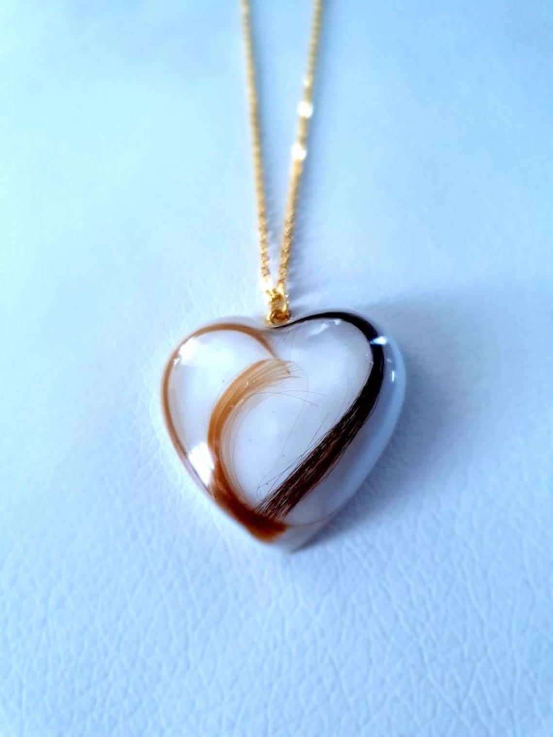 Personalised Hair Keepsake Memorial Necklace / Personalised - Etsy