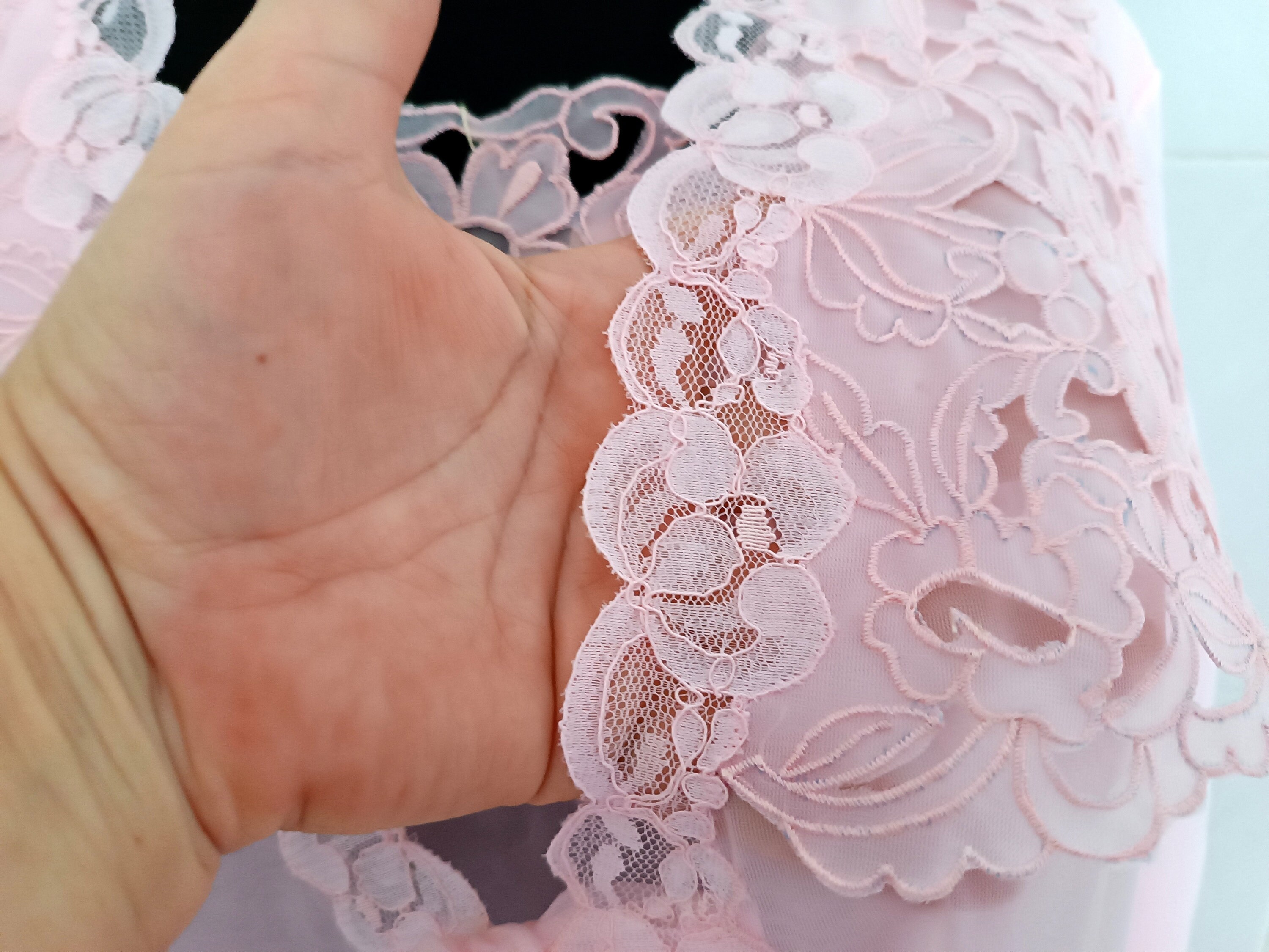 Vintage Italy 70s Brand New Set Peignoir Night Dress Lingerie Bridal ...