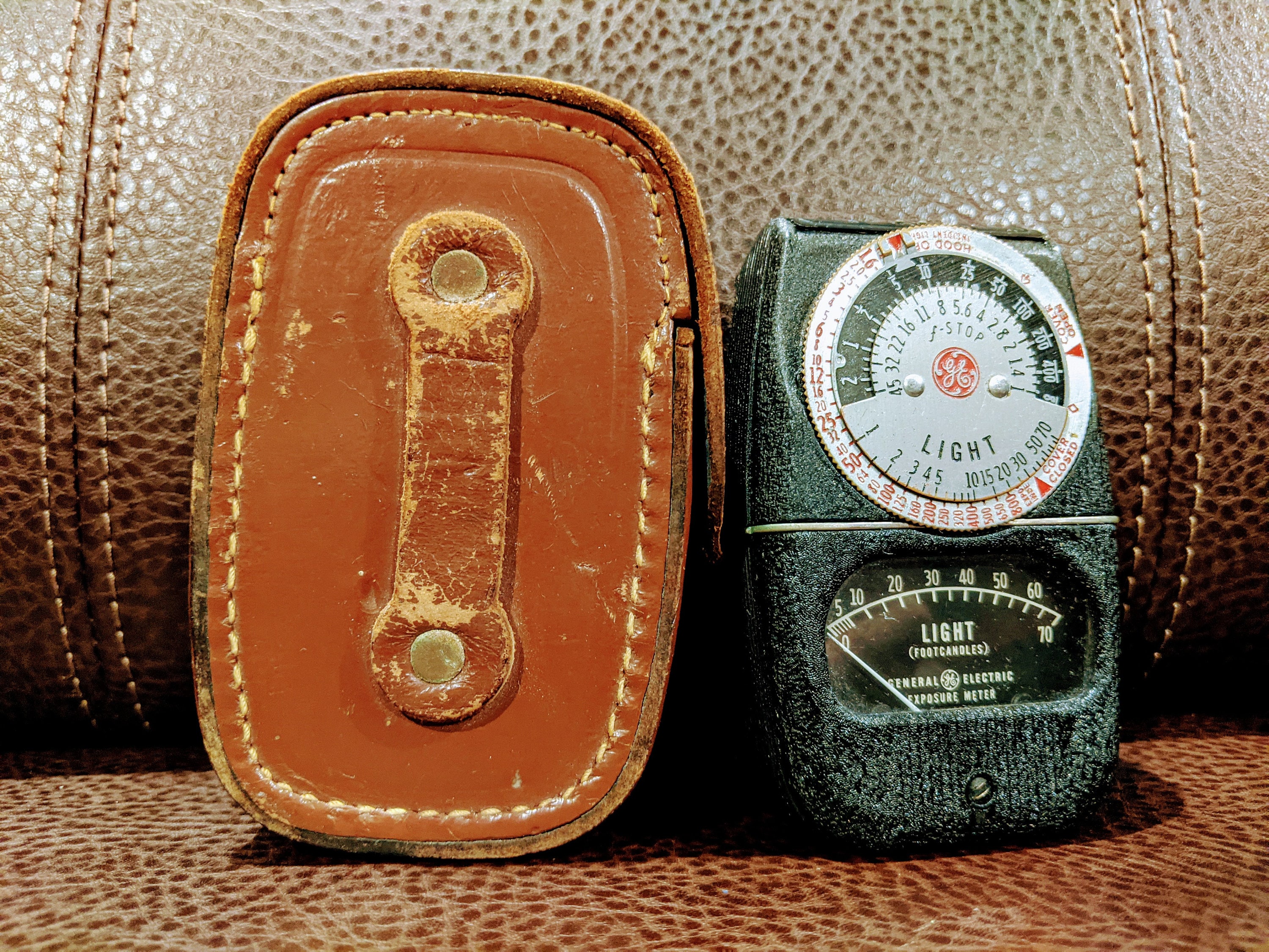 Antique General Electric Light Exposure Meter Type DW-68 / N.P. 135330 ...
