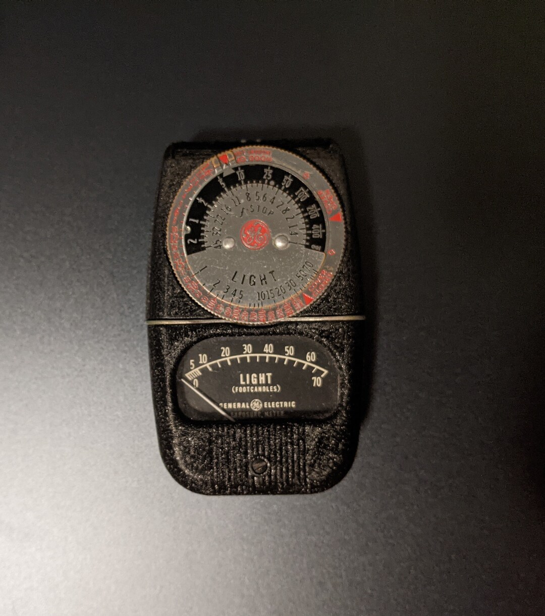 Antique General Electric Light Exposure Meter Type DW-68 / N.P. 135330 ...